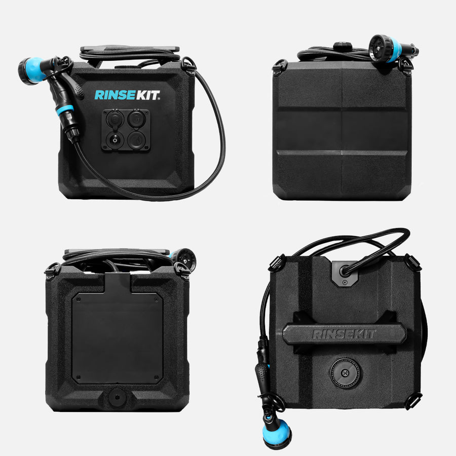 RinseKit® Portable Showers // Keep You & Your Gear Clean Anywhere
