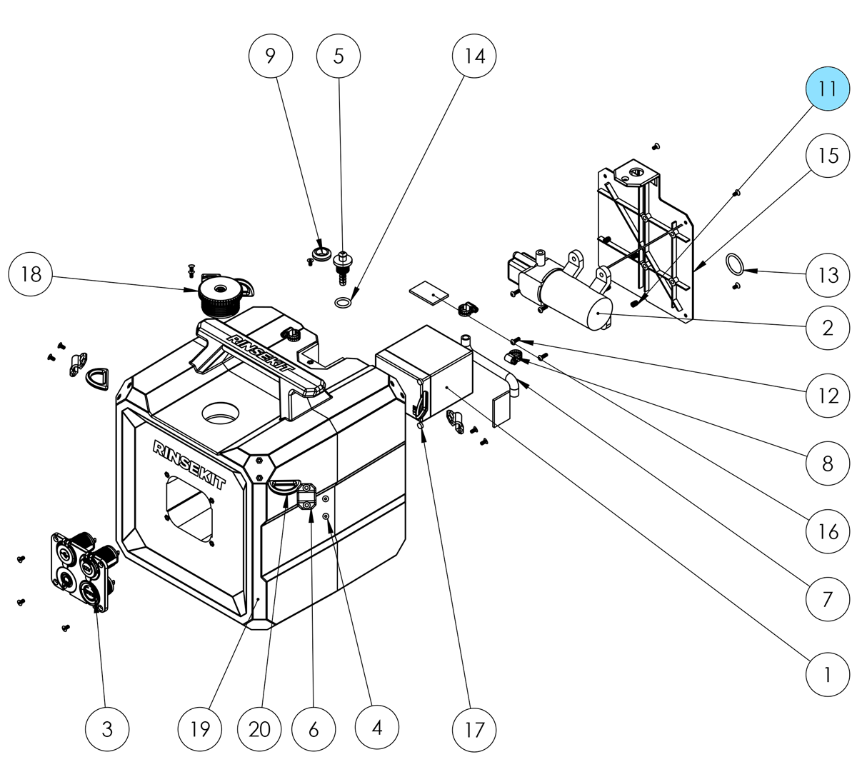 Cube Heat-Set Inserts for Plastic – RinseKit